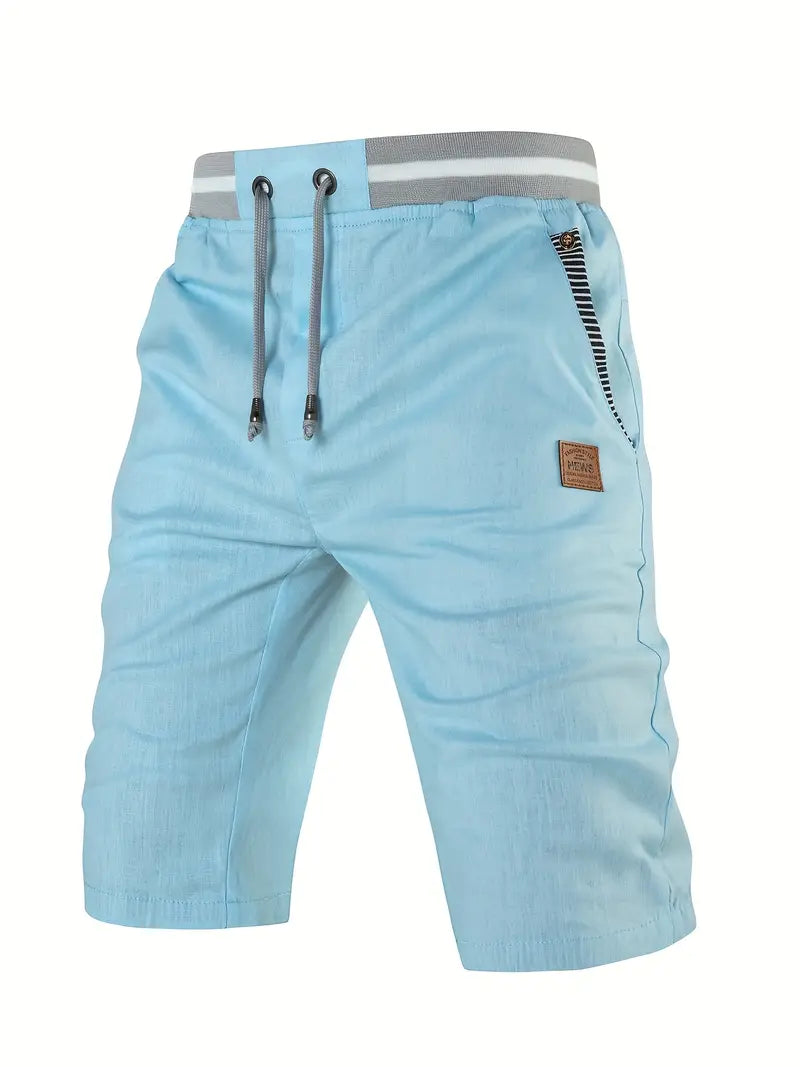 Men's Cotton Linen Shorts - Perfect for Spring/Summer